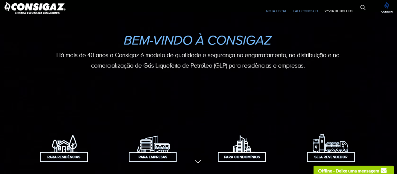 Segunda via da conta de gás Consigaz - 2 Via Faturas